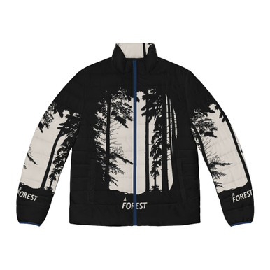 Iconic The Cure "A Forest" Puffer Jacket - Retro 80s Gothic Style ...
