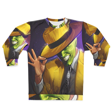 The Mask Sweatshirt - Iconic Jim Carrey Superhero Comics Merch ...