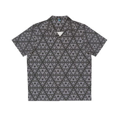 Mocap Pattern Hawaiian Shirt with Sierpinski Triangle Design ...