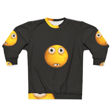 Buck Tooth Emoji Scared Realization Meme Sweatshirt - nerdoutloudpod