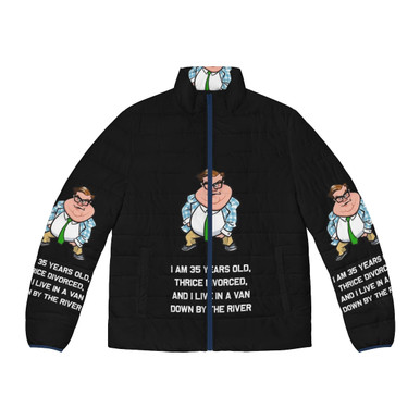 Chris Farley Matt Foley Motivational Puffer Jacket | Saturday Night ...