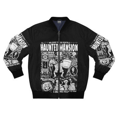 Haunted Mansion Spookshow Mansion Bomber Jacket - nerdoutloudpod