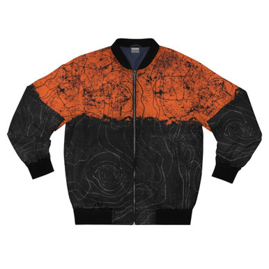 Topography Bomber Jacket - Stylish Outerwear with Cartographic Flair ...