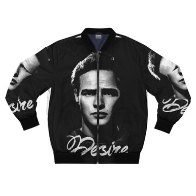 Marlon Brando Inspired Classic Bomber Jacket - nerdoutloudpod