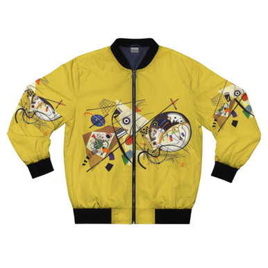 Wassily Kandinsky's "Transverse Lines (1923)" Abstract Art Bomber ...