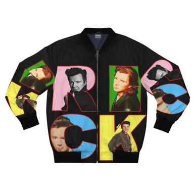 Pop Art Rick Astley Bomber Jacket - nerdoutloudpod