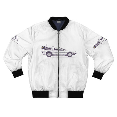 Delorean Back to the Future Bomber Jacket - nerdoutloudpod