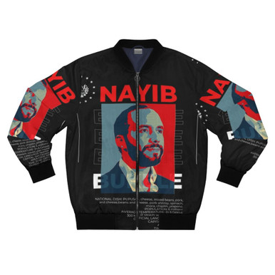 El Salvador Volcano Bomber Jacket - Nayib Bukele - nerdoutloudpod