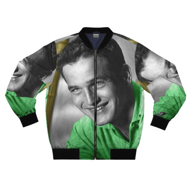 Vintage Green Bomber Jacket Worn by Paul Newman - nerdoutloudpod
