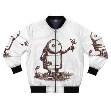 NieR:Automata 2B Robot Bomber Jacket - nerdoutloudpod