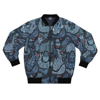 Arctic Animals Bomber Jacket - nerdoutloudpod