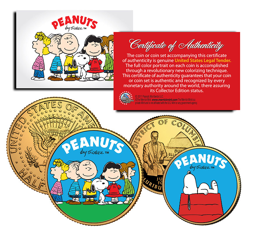 Peanuts 2 Coin Set