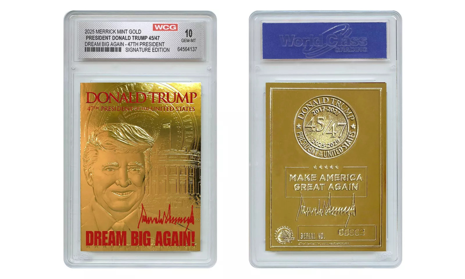 President Trump Novelty Coins & Gold Bills