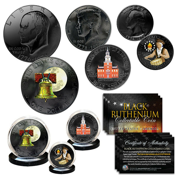 Colorized America The Beautiful Quarter Series Complete 56 Coin Set ...