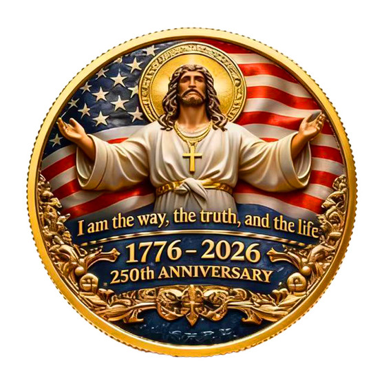 America 250 1 Oz. Tribute Coin - God Bless America