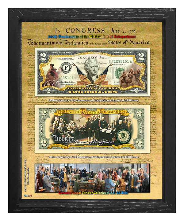 Signing Of The Declaration of Independence 240th Anniversary Colorized ...