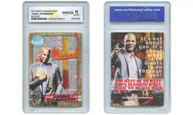 2021 DARRYL STRAWBERRY Blessed Diamond Dust Rency Concept Card - Gem ...