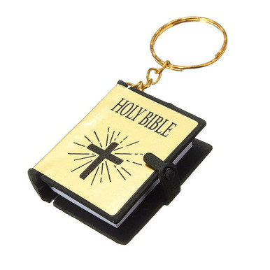 Micro Holy Bible Key Chain