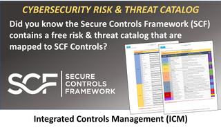 SCF Risk & Threat Catalog - Secure Controls Framework