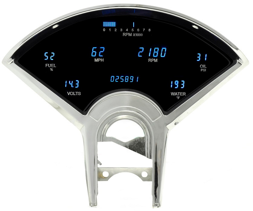 Dakota Digital Dash 55 56 57 58 59 Chevy Pickup Truck Gauge Cluster ...