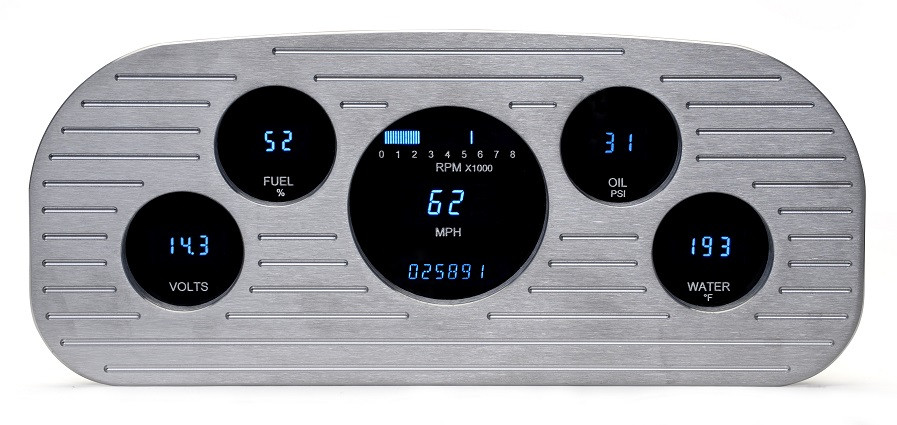Dakota Digital Dash 51 52 Ford Pickup Truck Full 5 Gauge Cluster VFD3 ...