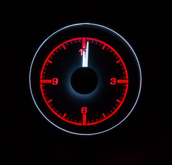 Dakota Digital 55 56 Chevy Car Analog Clock Gauge for HDX gauge HLC-55C