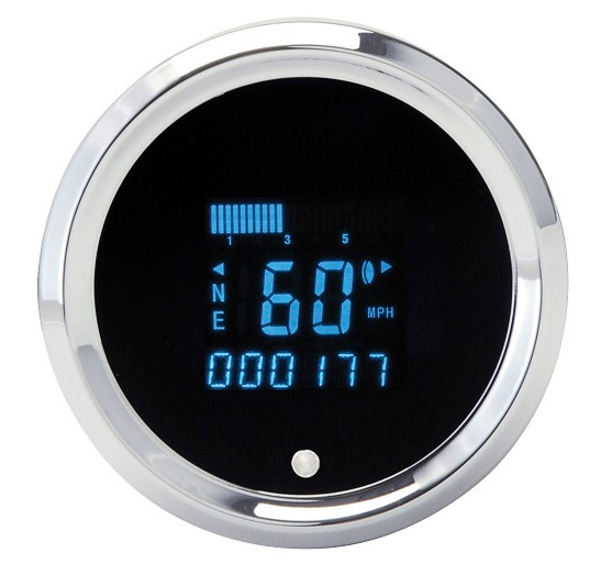 Dakota Digital Universal Round Speedometer Tachometer Combo Gauge SLX-01-6