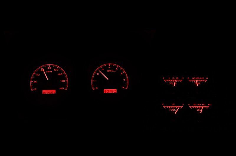 Dakota Digital 68 Chevy Camaro / Firebird Analog Dash Gauge System with ...