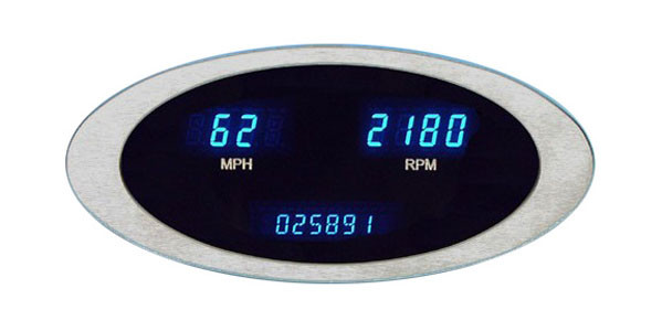 Dakota Digital Odyssey Series I Rectangle Mini Speedometer Gauge MPH ...