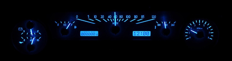 Dakota Digital 64 65 Ford Falcon and Mustang Analog Dash Gauges System ...