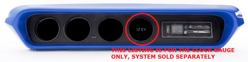 Dakota Digital 71-73 Ford Mustang Clock Gauge For Use w/ VFD3-71M ONLY ...