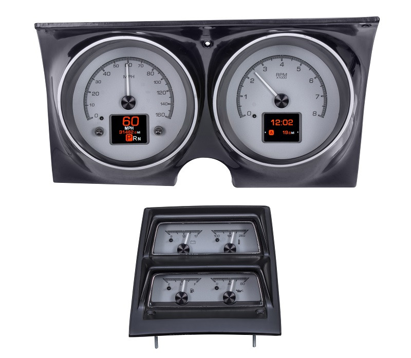 Dakota Digital Dash 67 68 Chevy Camaro Firebird 6 Gauge Cluster VFD3 ...