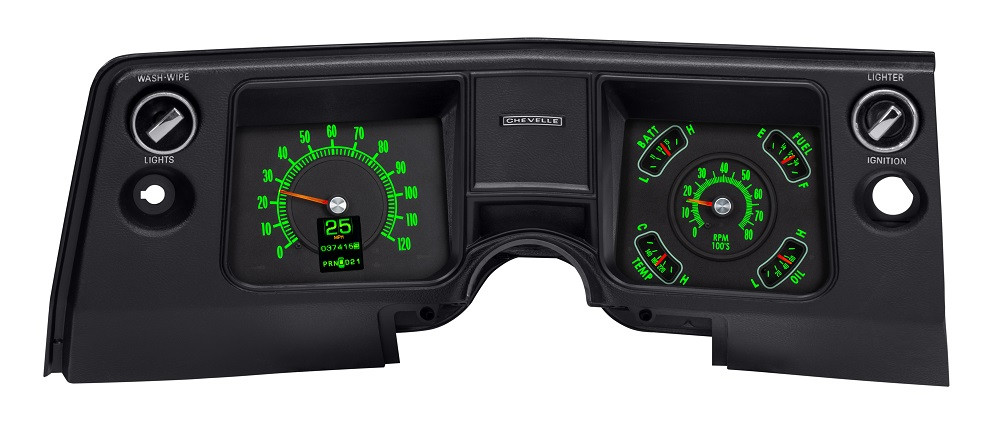 Dakota Digital 39 Ford Car Clock Panel with VFD Clock Gauge ALC-39-CLK