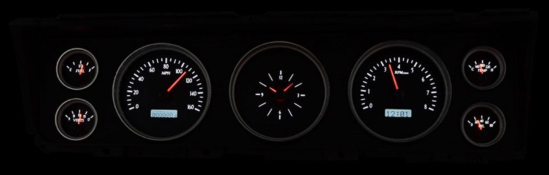 Dakota Digital 67 Chevy Impala Analog Dash Gauges Instrument System VHX ...