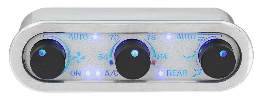 Dakota Digital Three-Knob Digital Climate Controller for Vintage Air ...