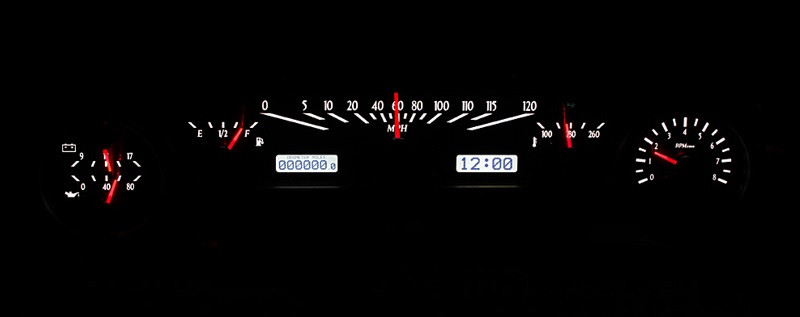 Dakota Digital 64 65 Ford Falcon and Mustang Analog Dash Gauges System ...