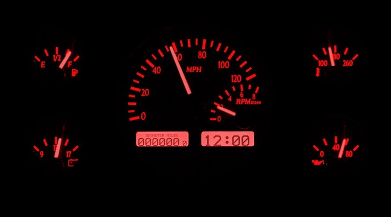 Dakota Digital 57 58 59 60 Ford Pickup Truck Analog Dash Gauge System ...