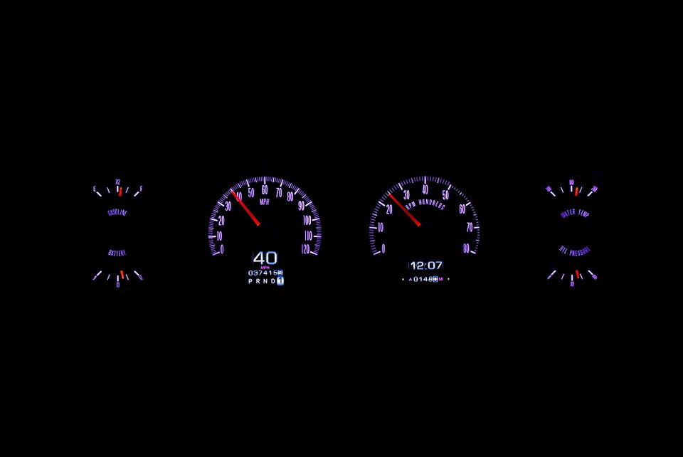 Dakota Digital 1964-67 Pontiac GTO Tempest LeMans Retrotech Gauge ...