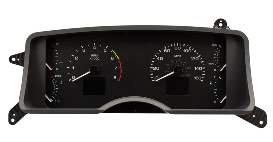Dakota Digital 1987-89 Ford Mustang Retrotech Customizable Analog Gauge ...