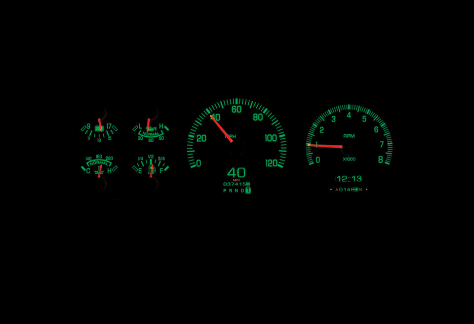 Dakota Digital 1987-91 Ford Pickup Retrotech Analog Dash Gauge System ...