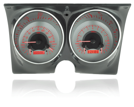 Dakota Digital Dash 67 68 Chevy Camaro Firebird 6 Gauge Cluster VFD3 ...