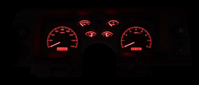Dakota Digital Dash 90 91 92 Chevy Camaro Analog Gauge Cluster VHX-90C-CAM