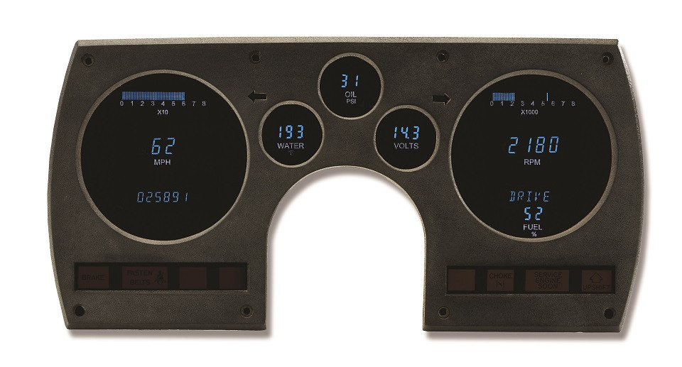 Dakota Digital Dash 84 85 86 87 88 89 Chevy Corvette Gauge Cluster VFD3 ...