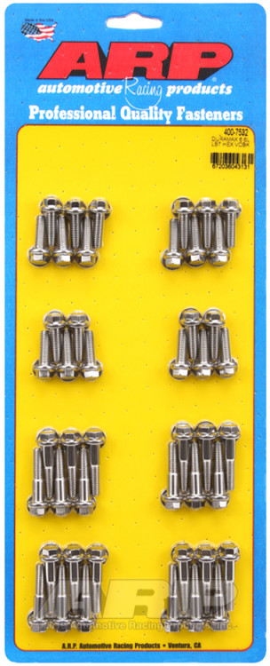 ARP Duramax 6.6L LB7 Hex Valve Cover Bolt Kit - Polished Stainless ...