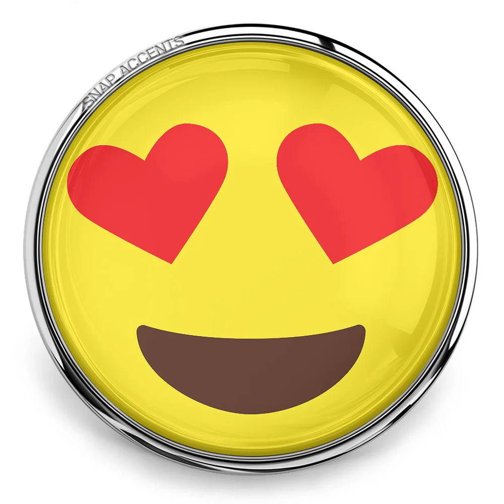 Emoji Snap - Silly Face | Snap Jewelry Ginger Charms | SnapAccents