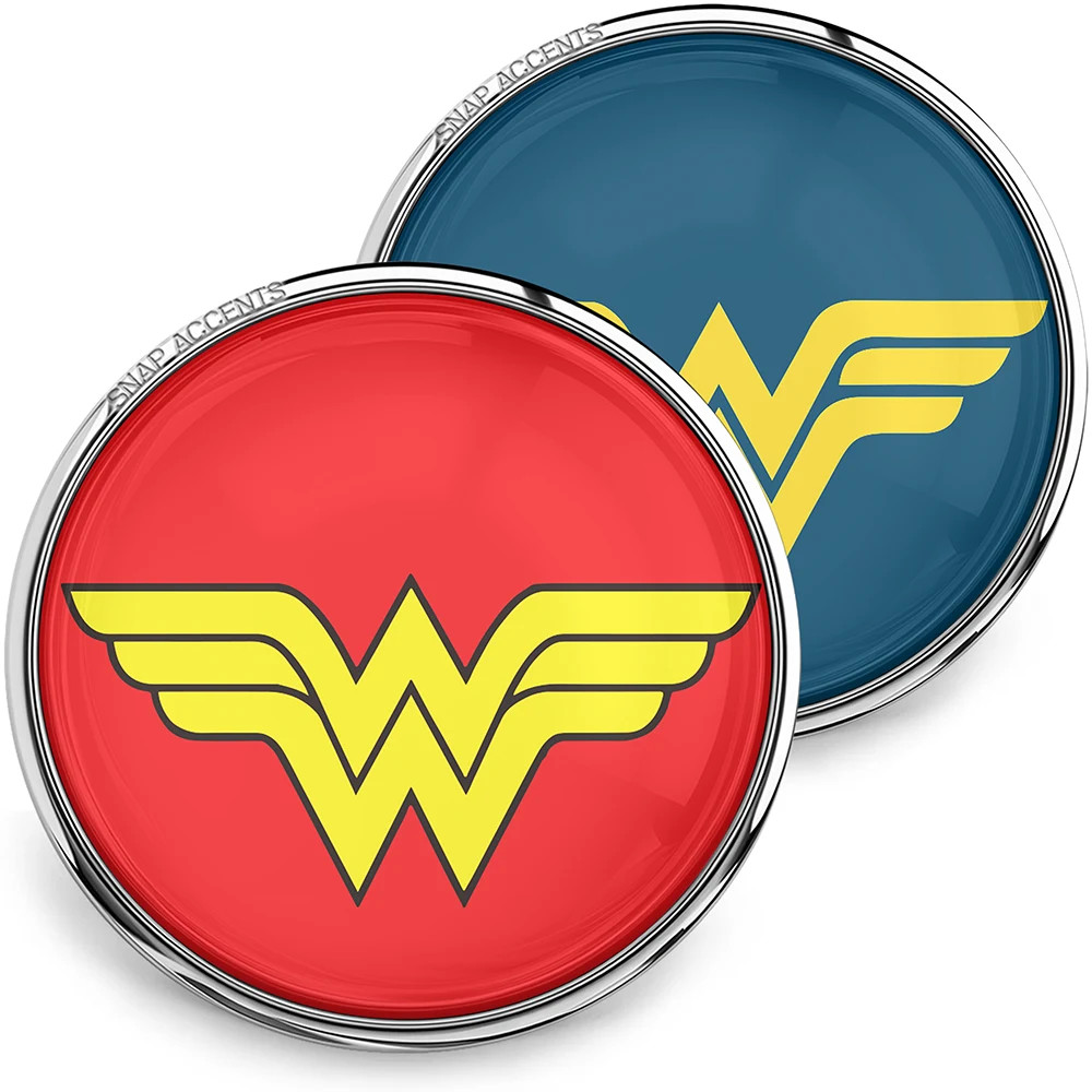 Custom Wonder Woman Logo Wonder Woman Snap Jewelry Ginger Charm Button