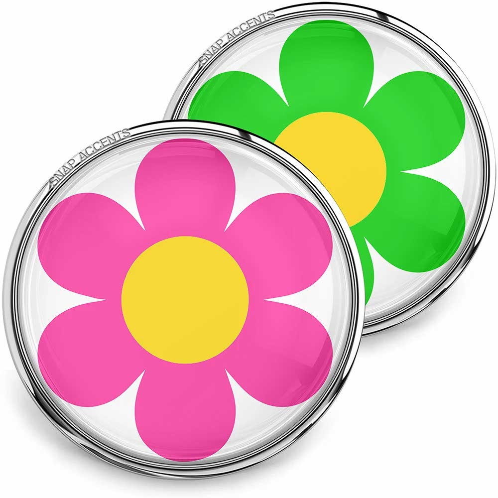 Simple Flower Snap | Snap Jewelry Ginger Charms | SnapAccents