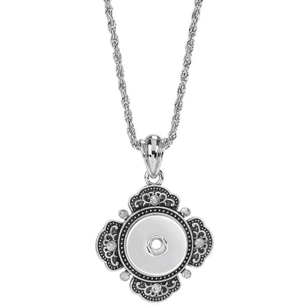 Long Tassel 1 Snap Necklace - Crystal Bead | Snap Jewelry Ginger Charms ...