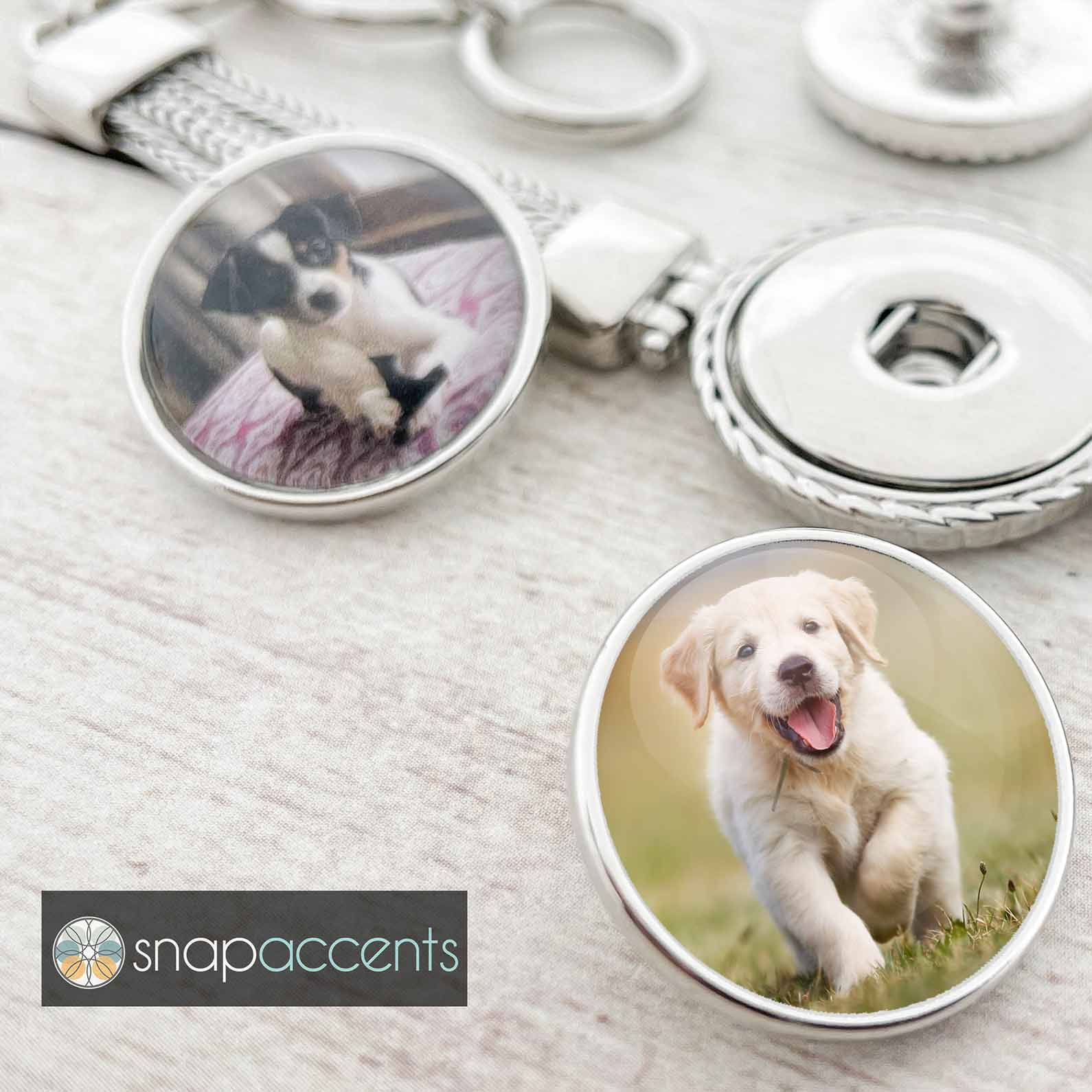 Create Photo Jewelry - Picture Snap Ginger Charm Buttons for Bracelets ...