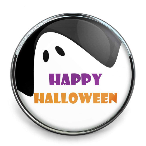 Happy Halloween Ghost Snap | Snap Jewelry Ginger Charms | SnapAccents